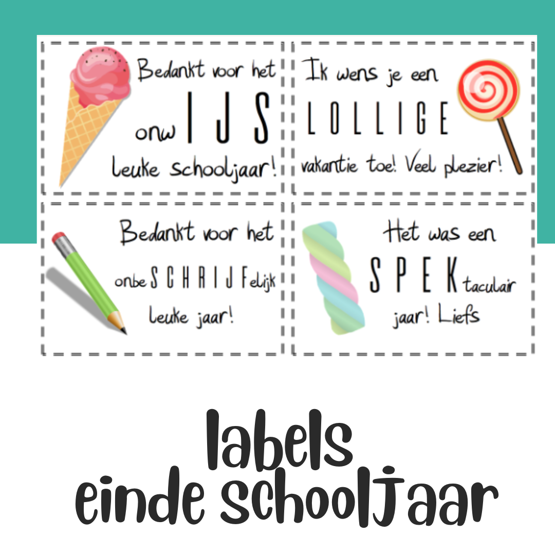 EINDE SCHOOLJAAR – Onderwijsmateriaal bovenbouw voor betrokken ...